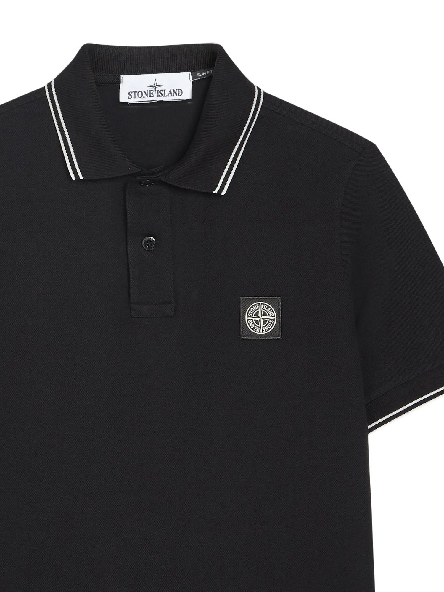 Рубашка Stone Island Logo-patch polo shirt, размер L — фото 1