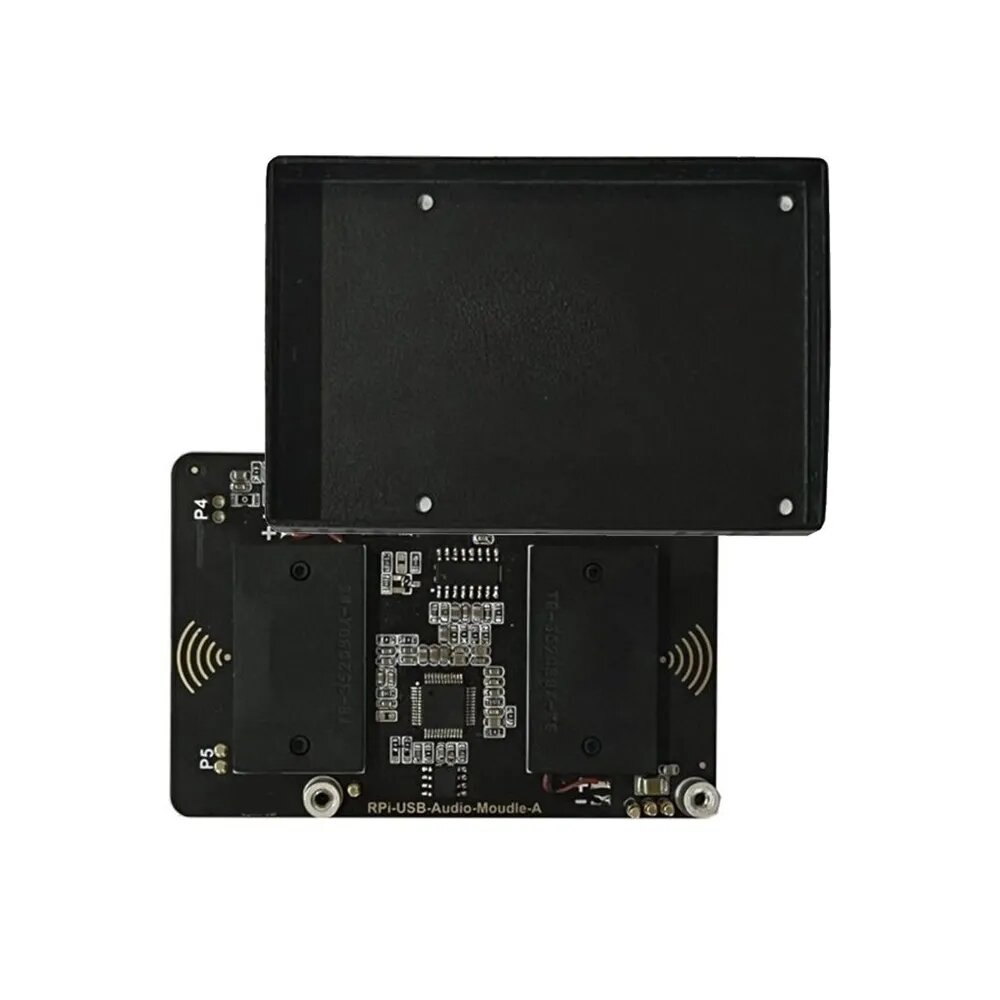 Модуль звуковой карты Raspberry Pi 5 USB audio -с корпусом-для PI5