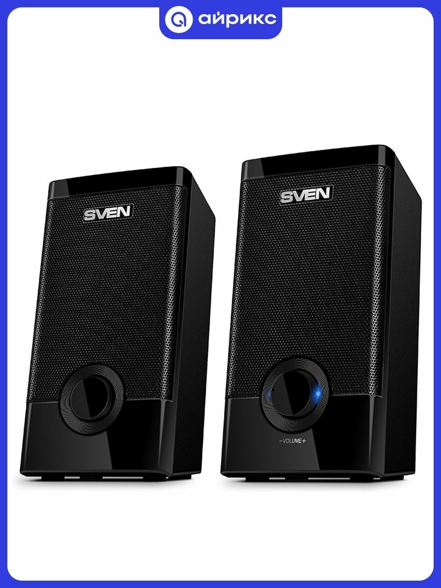 Колонки компьютерные SVEN 318, чёрные