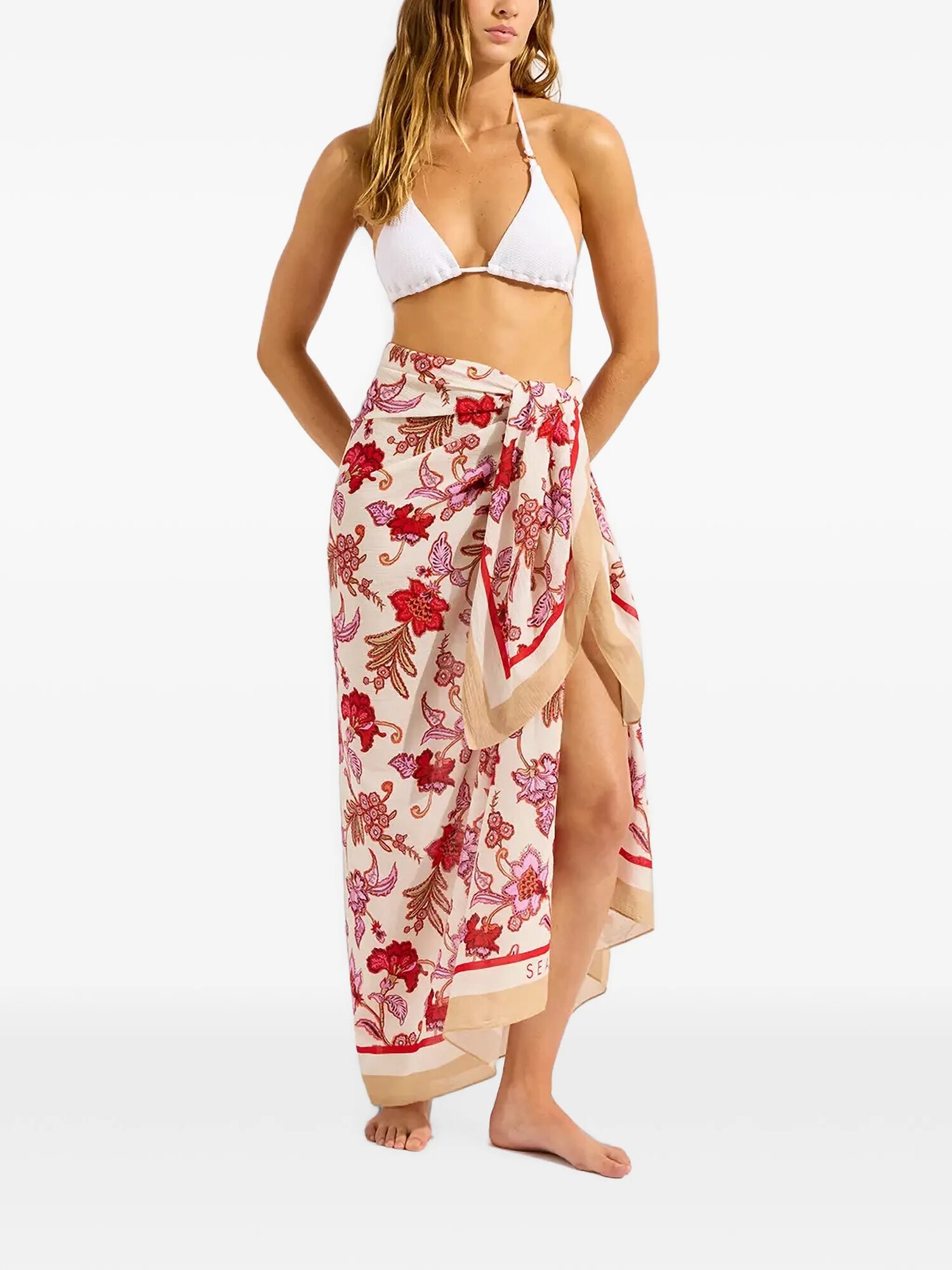 Накидка Floral-print sarong