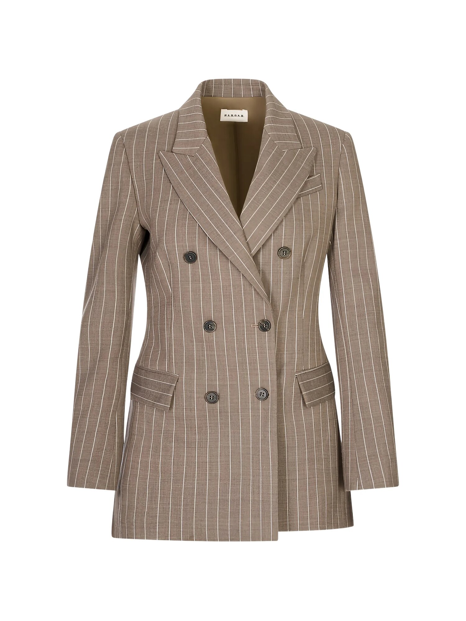 Пиджак Pinstripe double-breasted blazer
