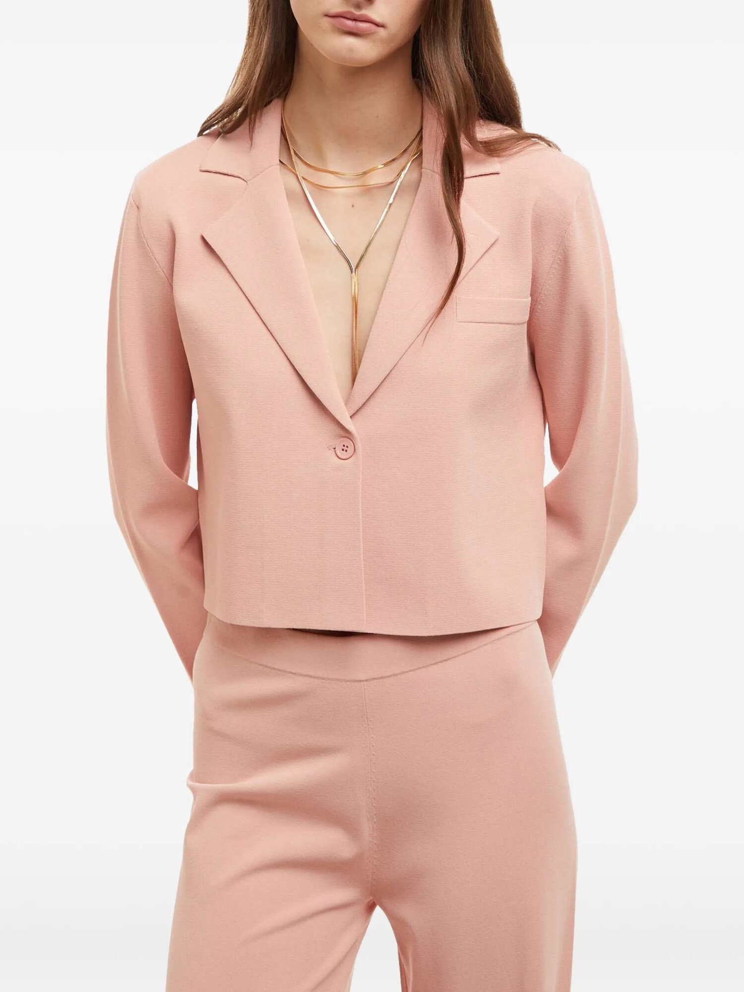 Куртка Kangra Cashmere Spencer stitch-effect jacket, размер 42 — фото 1