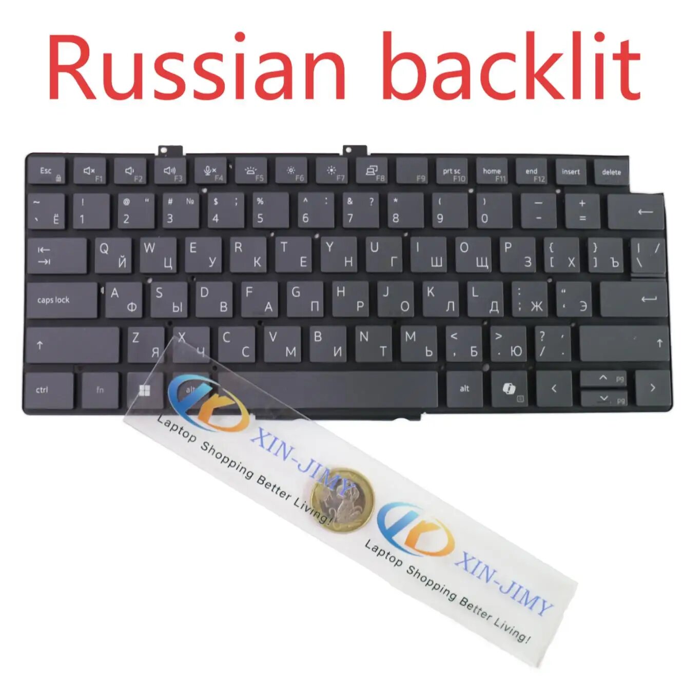 Клавиатура XIN-JIMY Pro 13 для Dell Pro 13 Plus PB13250 черная