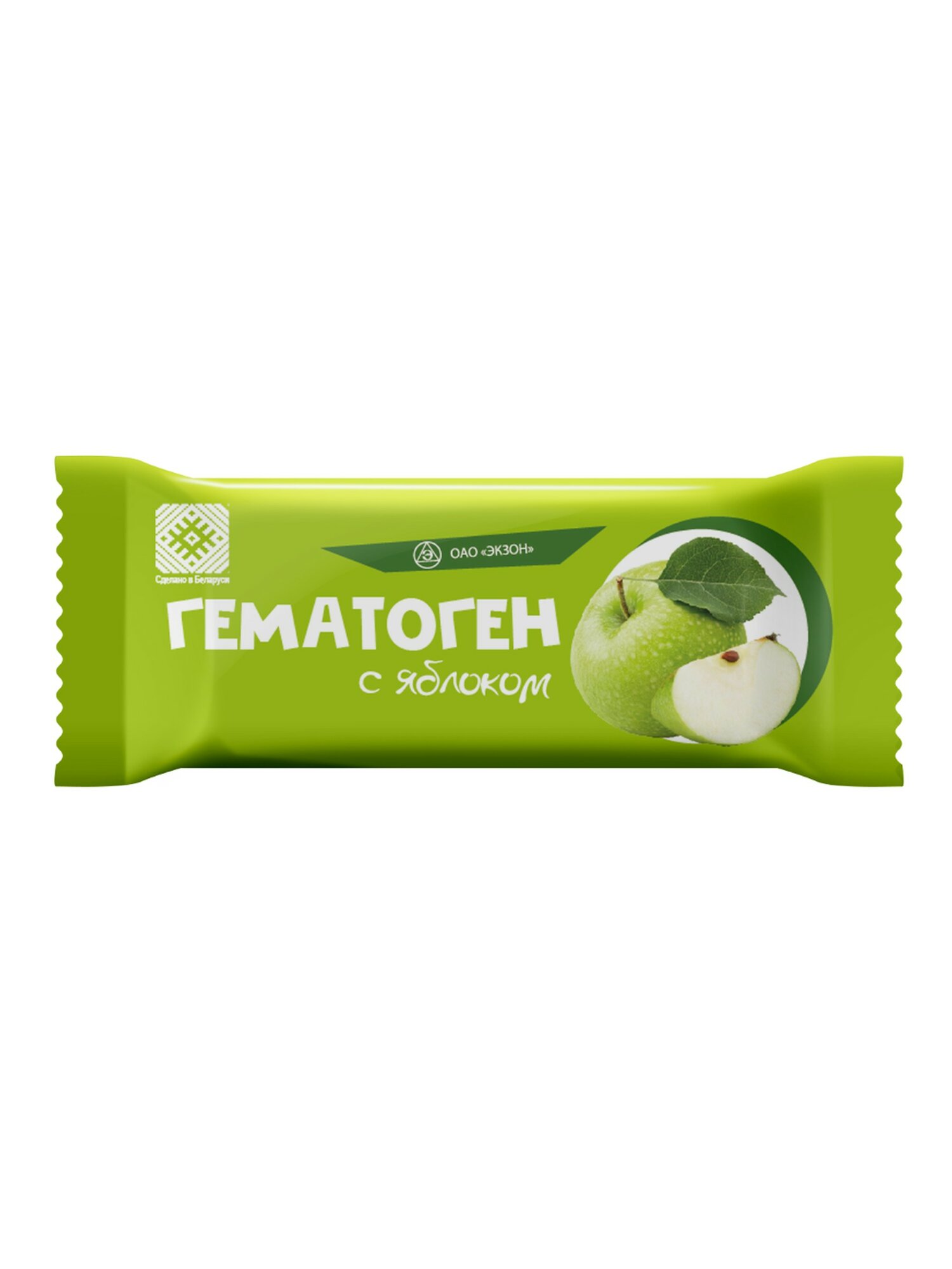 Гематоген С яблоком 40,0 плитка — Гематоген плитка 40 г в уп.