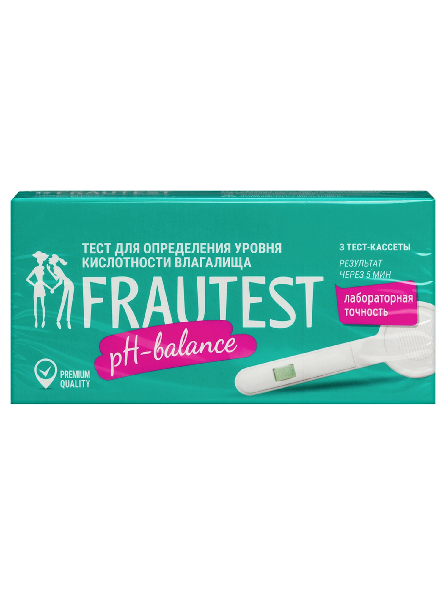 Тест для определения уровня кислотности влагалища FRAUTEST PH-BALANCE