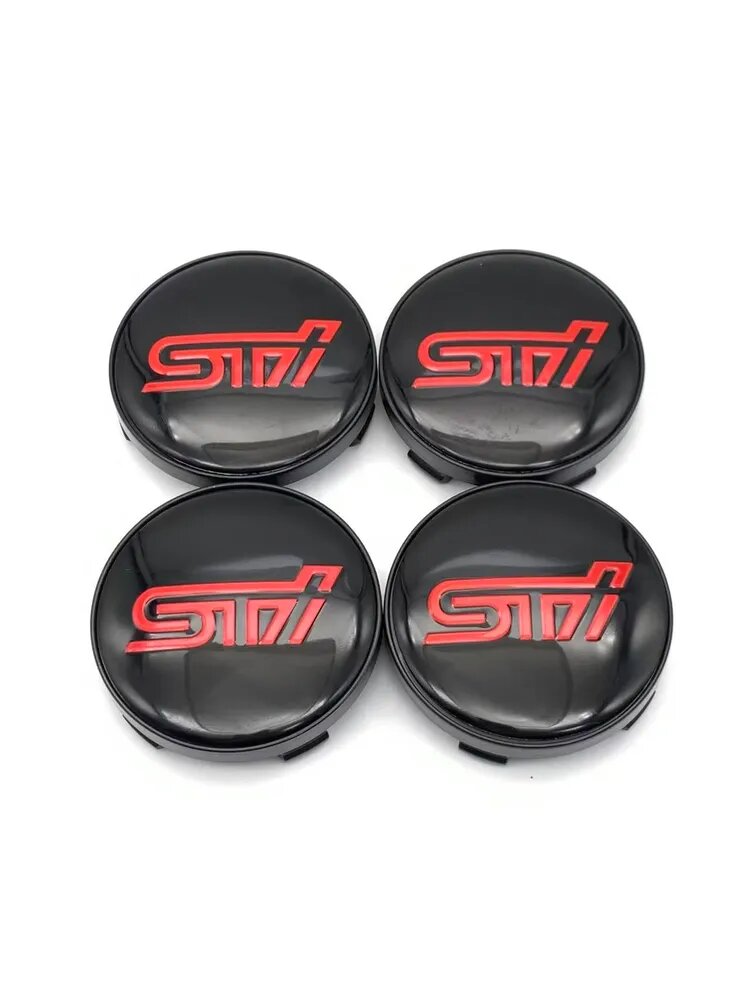 Колпачки для дисков Subaru / Субару STI, диаметр 60/56/10 мм, комплект 4 шт. На диск Subaru / Субару STI влезут.