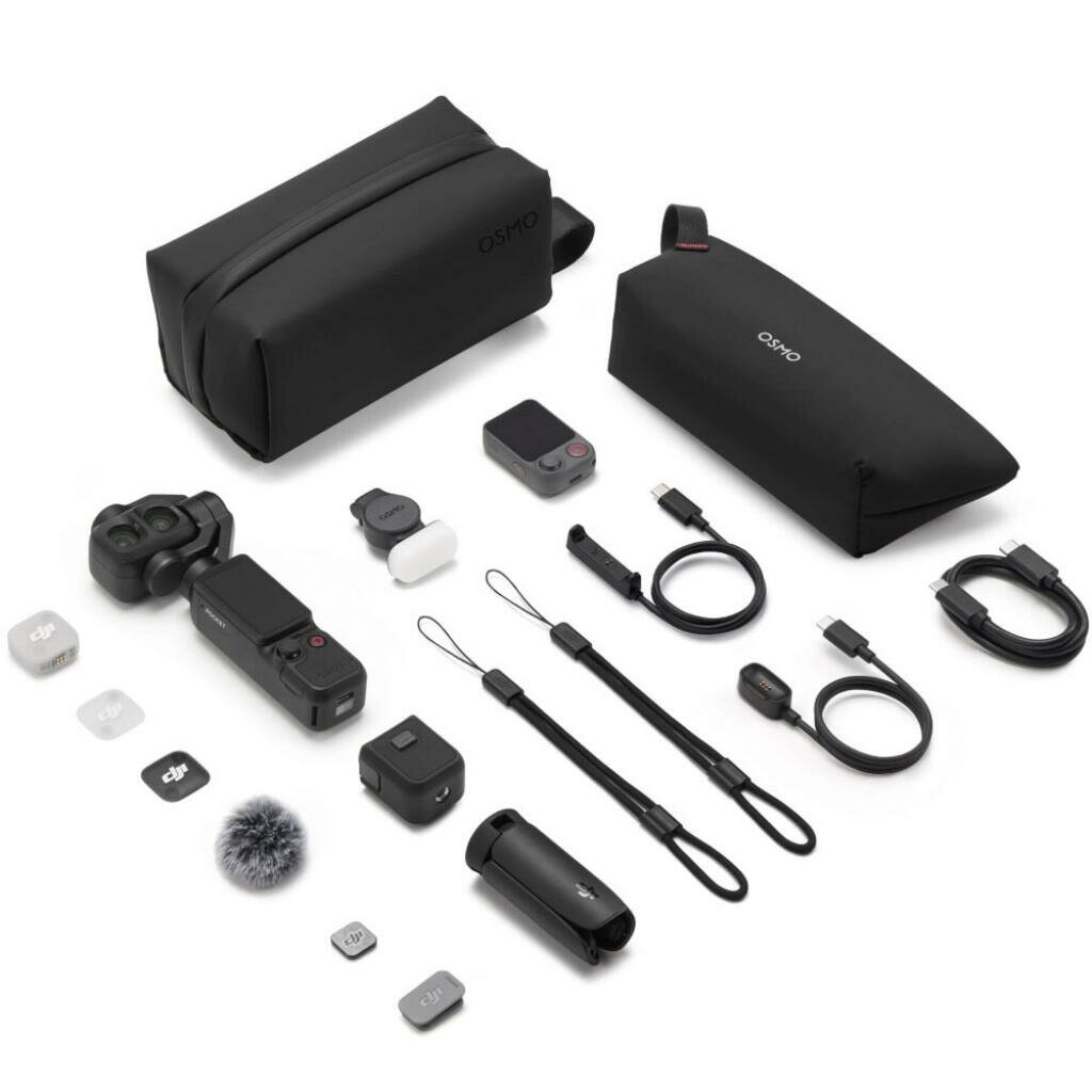 Экшн-камера DJI Osmo Pocket 4P, Vlog Combo, Black (Черный)