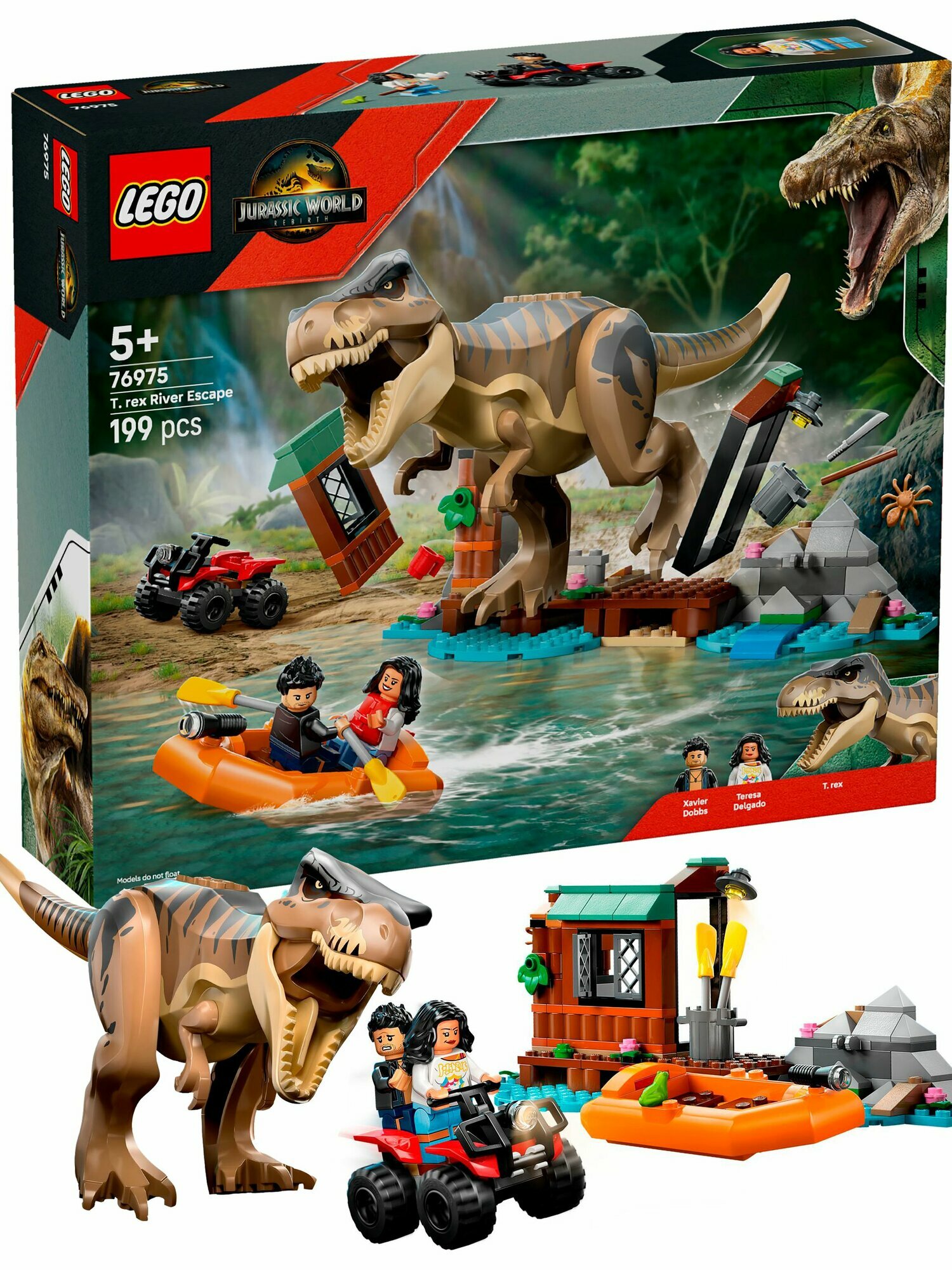Конструктор LEGO Jurassic World 76975 Побег тираннозавра