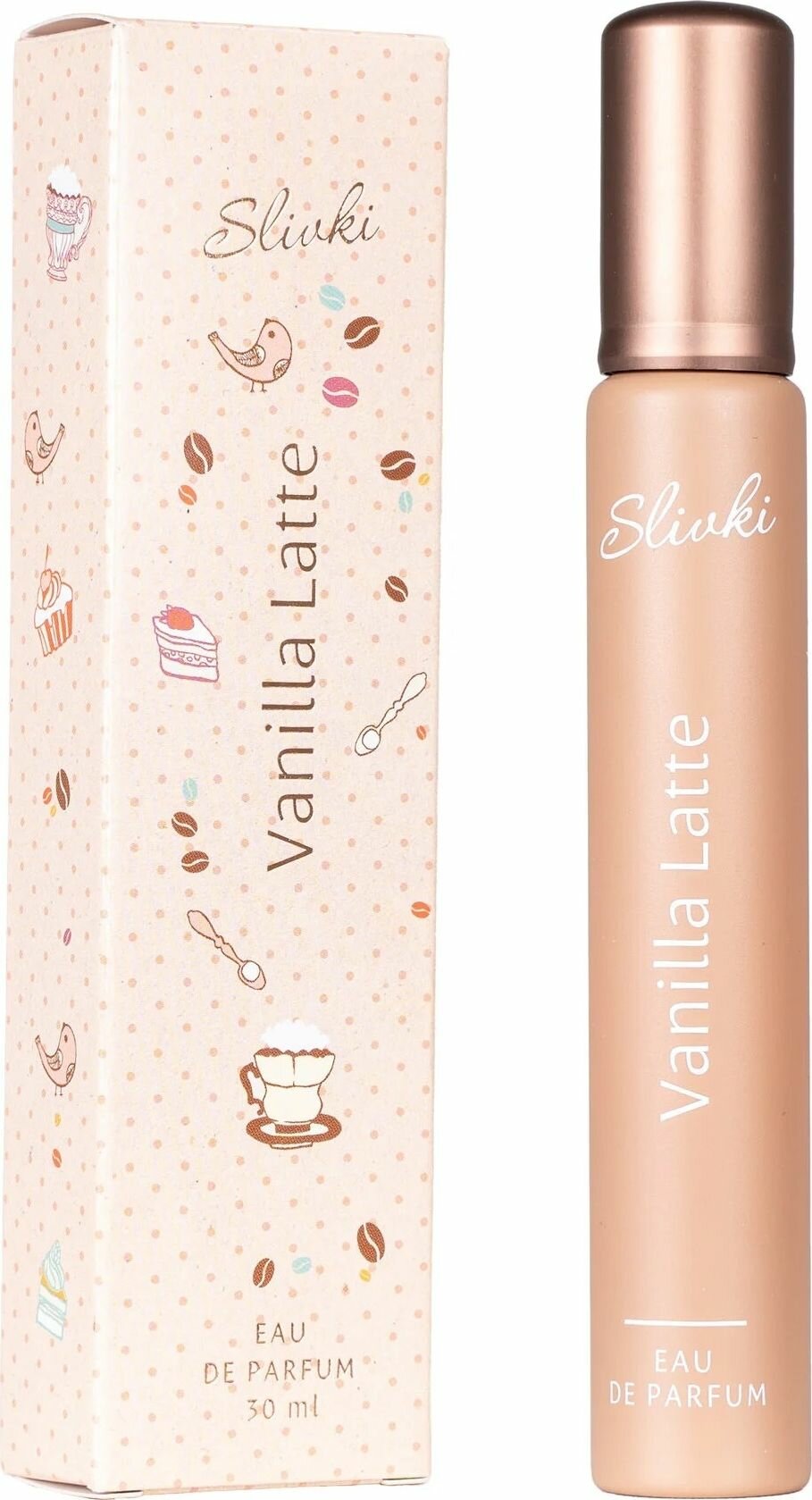 XXI CENTURY / 21 Век Slivki Vanilla Latte Парфюмерная вода женская, с цветочно-амбровым ароматом, 30мл