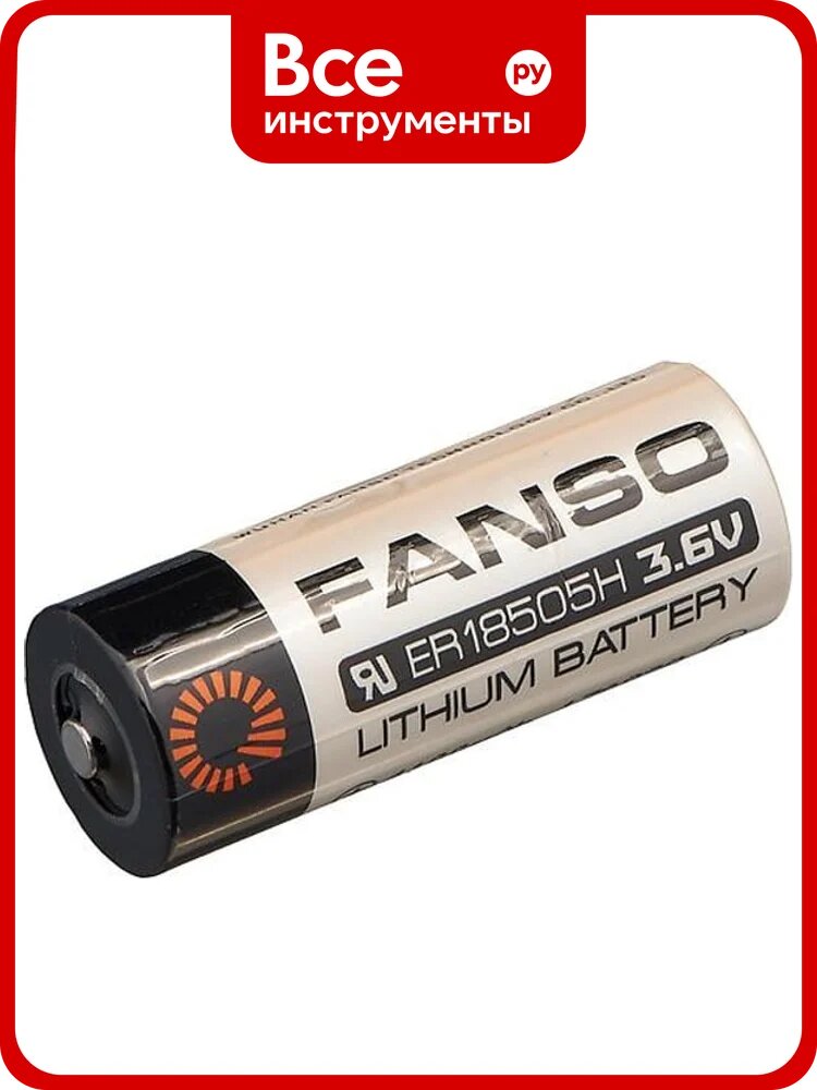 Батарея FANSO тионил-хлоридная (Li-SOCl2) ER18505H/S 2559457
