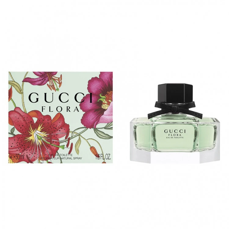 Gucci Flora парфюм 50 мл для женщин - Гуччи Флора зеленые туалетная вода классика