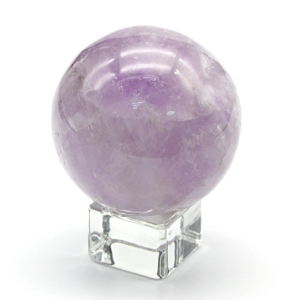 Шар из аметиста, диаметр 52-54мм, 210гр, сорт 2