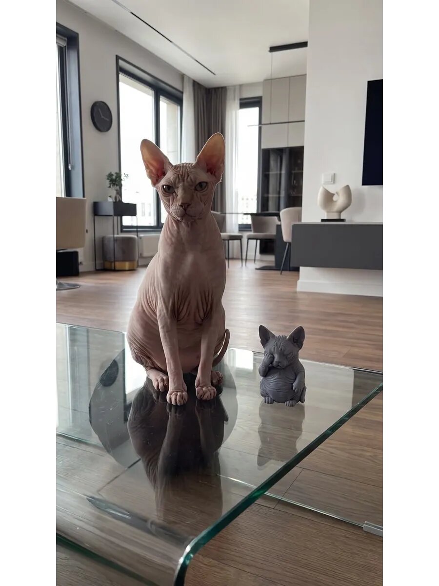 Фигурка-Кот Печалька — фото 1