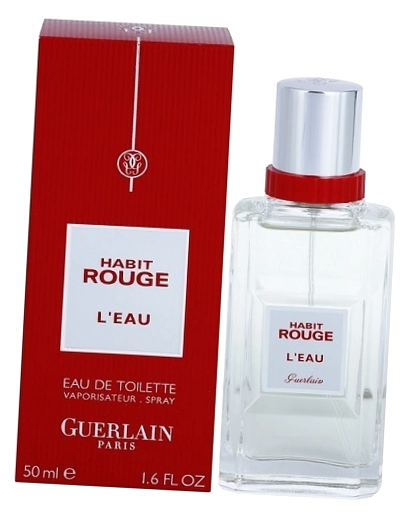 Туалетная вода мужская 50 мл Guerlain Habit Rouge L Eau - Герлен Абит Руж Ле