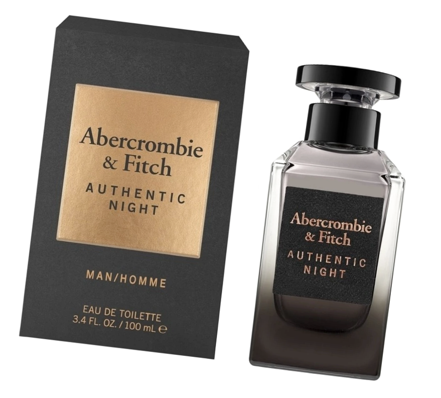 Туалетная вода для мужчин Abercrombie and Fitch Authentic Night 100 мл - Аутентик Найт Фор Мен