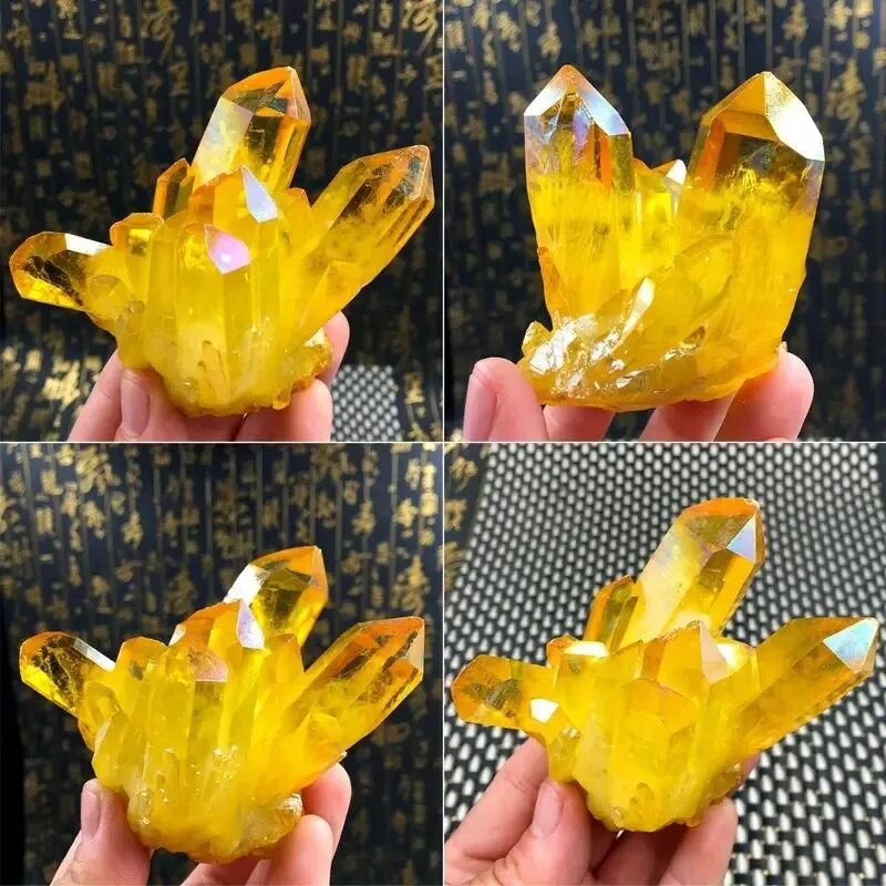 Кристаллический агрегат из кварца, коралловый, для декора