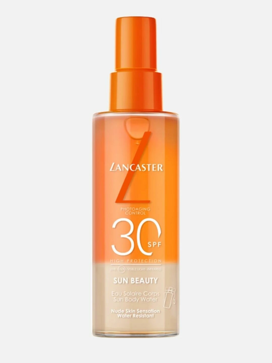 Солнцезащитная вода для тела spf 30 LANCASTER sun beauty
