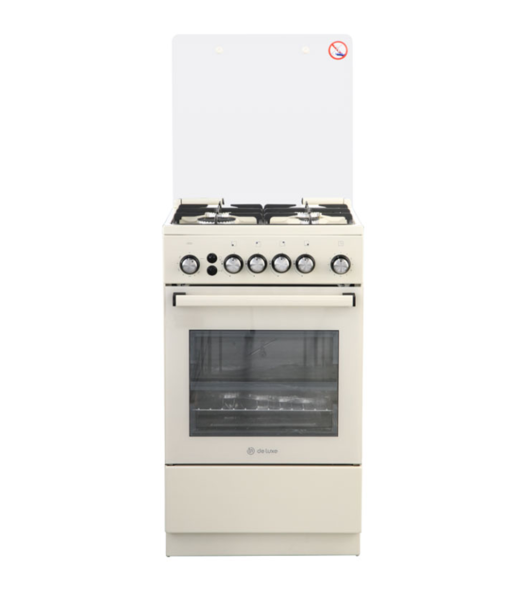 Газовая плита DeLuxe 5040.30 Г, эмалированная поверхность, цвет слоновая кость