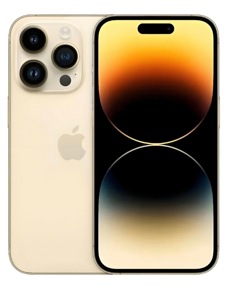 Смартфон Apple iPhone 14 Pro 256 ГБ, Dual: 2 nano‑SIM, Золотой, Глобальная версия без RuStore.