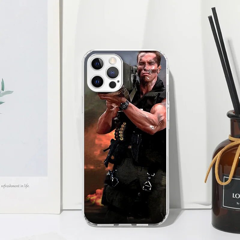 Чехол для телефона Arnold Schwarzenegger Terminator для iPhone 17 Air, 16, 15 AM035-9, iPhone 15 Pro