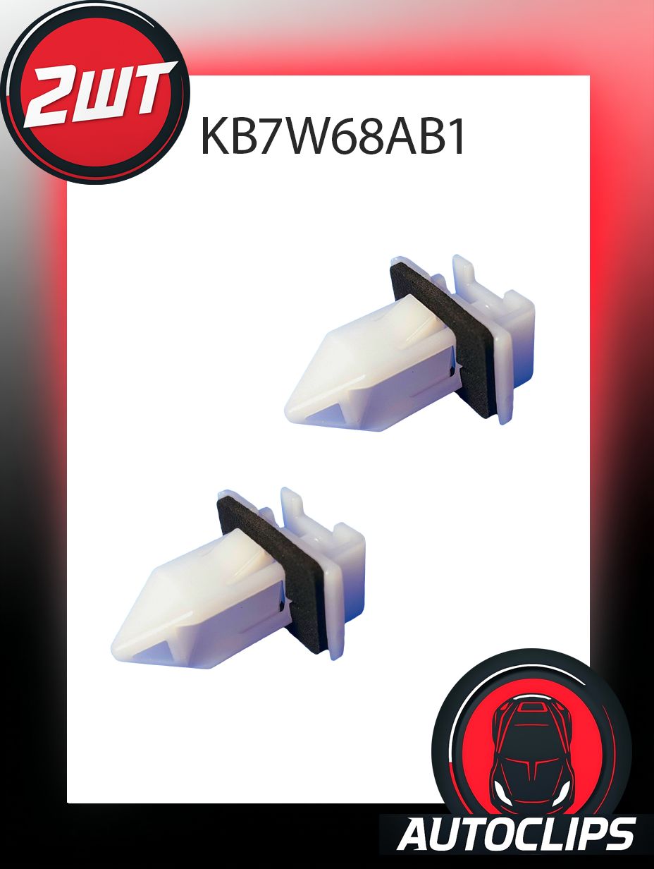 Две клипсы крепления обшивки двери MAZDA CX-5 KF OEM: KB7W-68-AB1