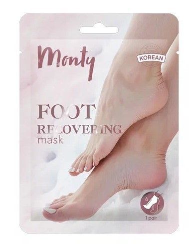 Monty Маска-носки Foot recovering восстанавливающая, для ног, 40 мл