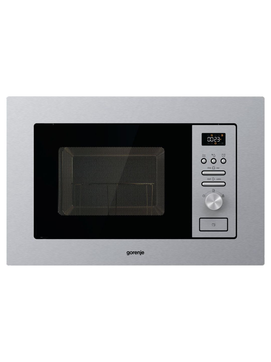 Встраиваемая микроволновая печь Gorenje BM201AG1X, 800/1000 Вт, гриль, серебристый