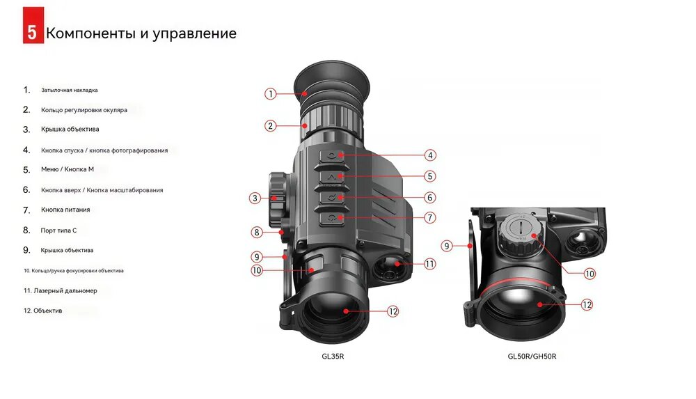 Ружье iray Geni GL50R для охоты и наблюдений можно перевести на русский язык