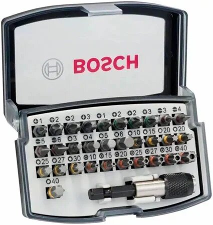 Набор бит Bosch Extra Hard (2607017319) универсал. (32пред.) для шуруповертов
