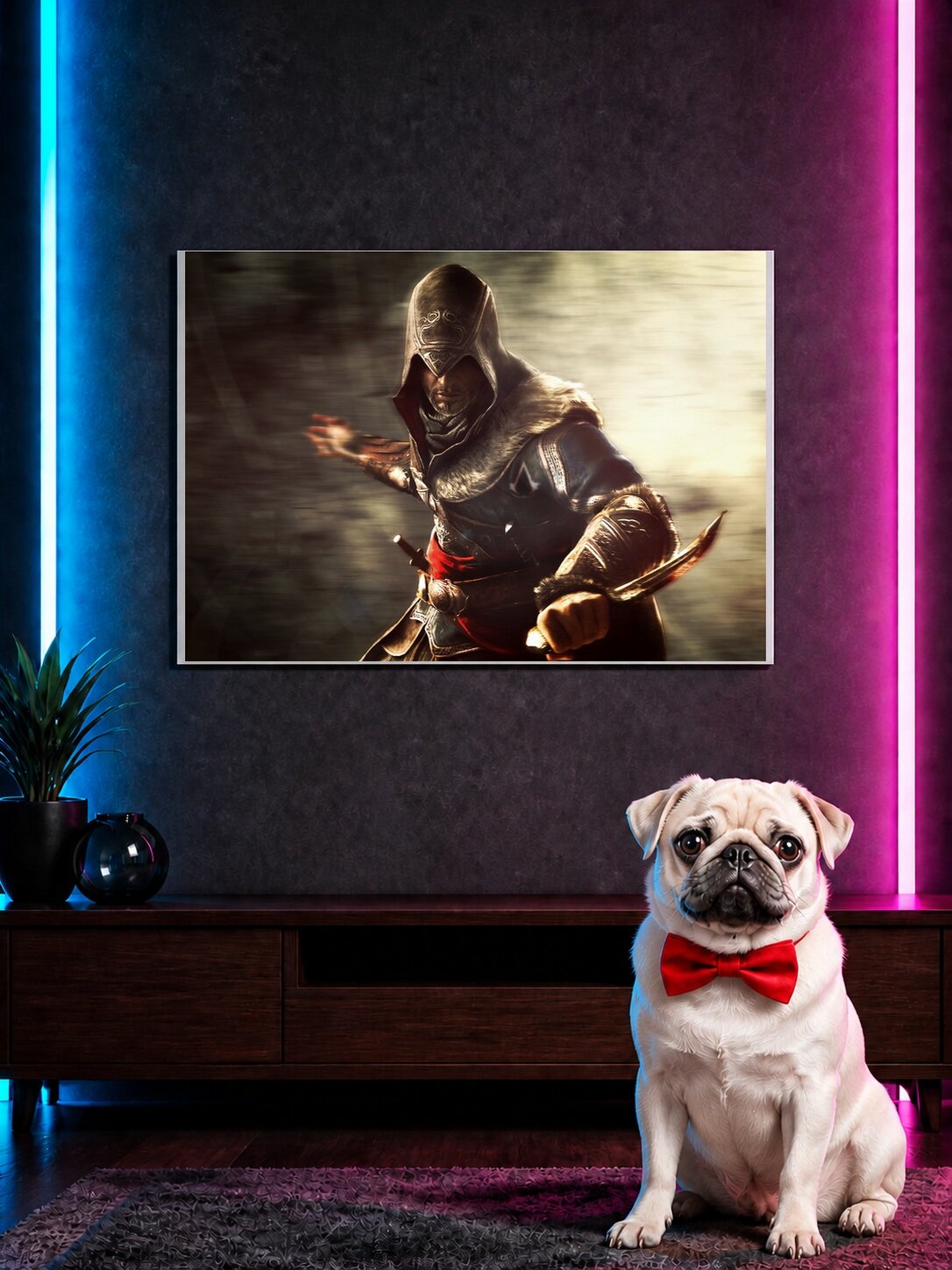 Постер Assassin's Creed — культовая игровая атмосфера для A3