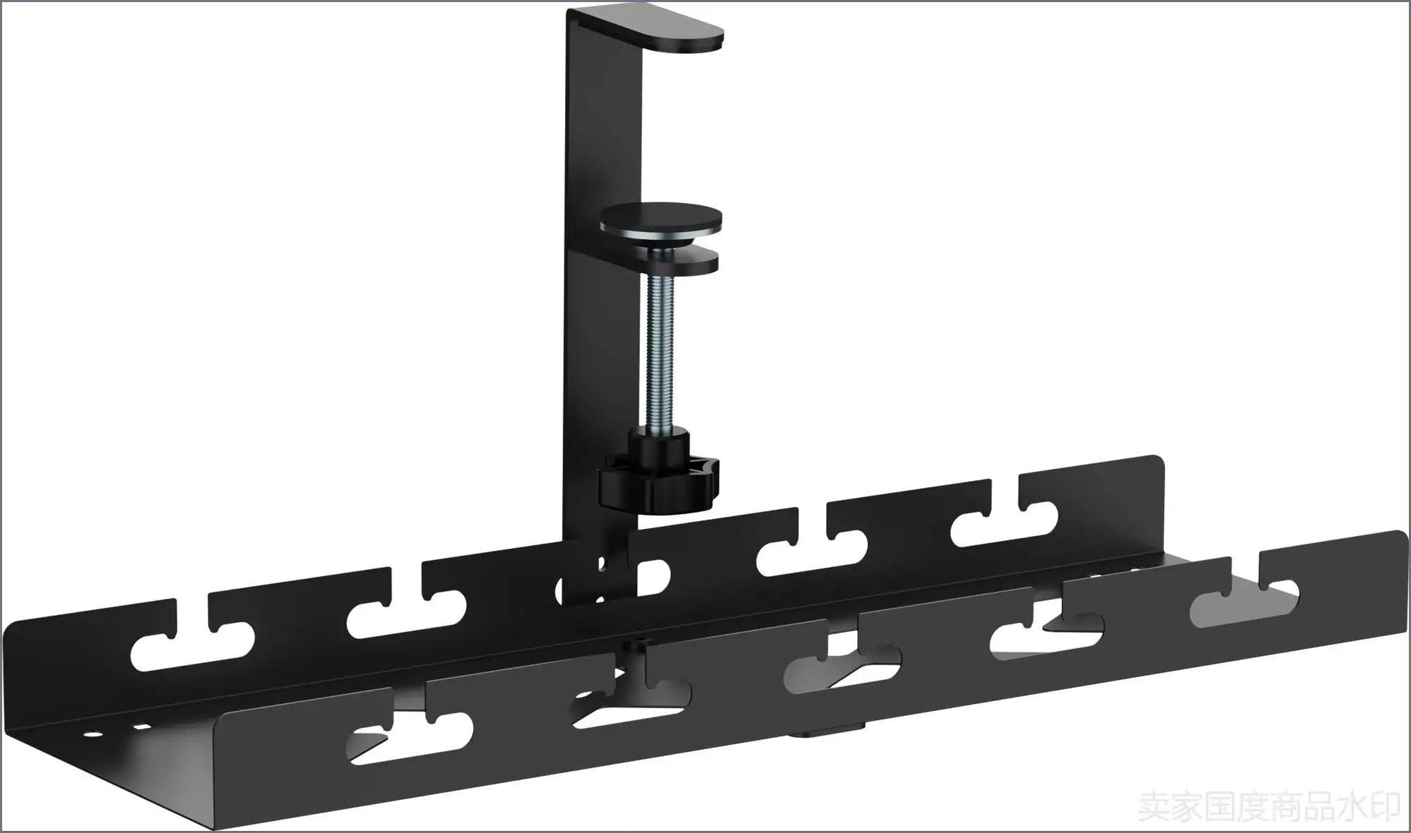 Кабель-канал для стола , 40x12.9x19см, сталь, черный (CS-CM-400-1BK)