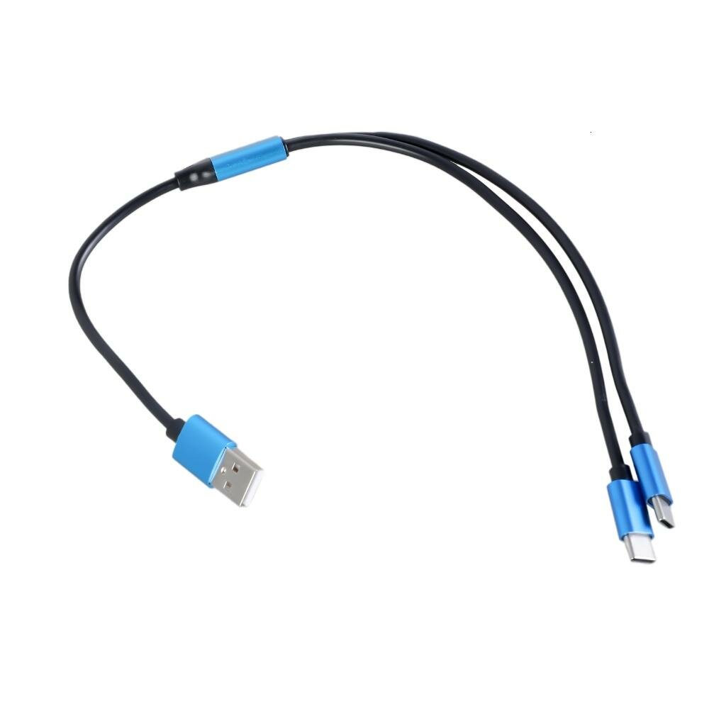 Двойной кабель-разветвитель USB Type-C, 35cm