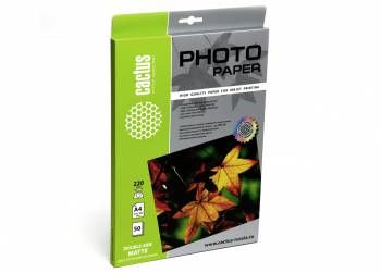 Фотобумага CACTUS A4, 220 г/м2, 50 л, матовая, матовая, для струйной печати (CS-MA422050DS)