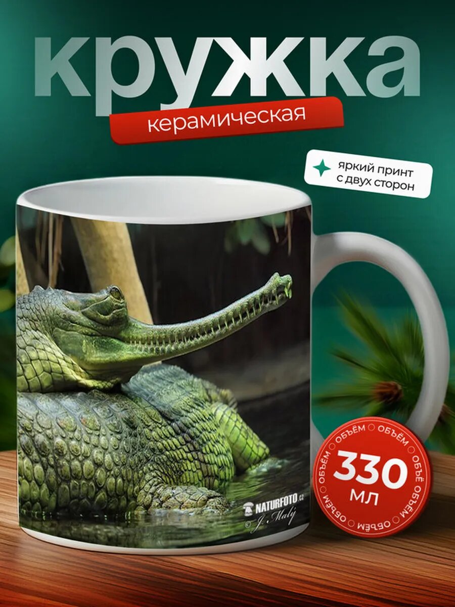 Кружка Гавиал рептилия 14,