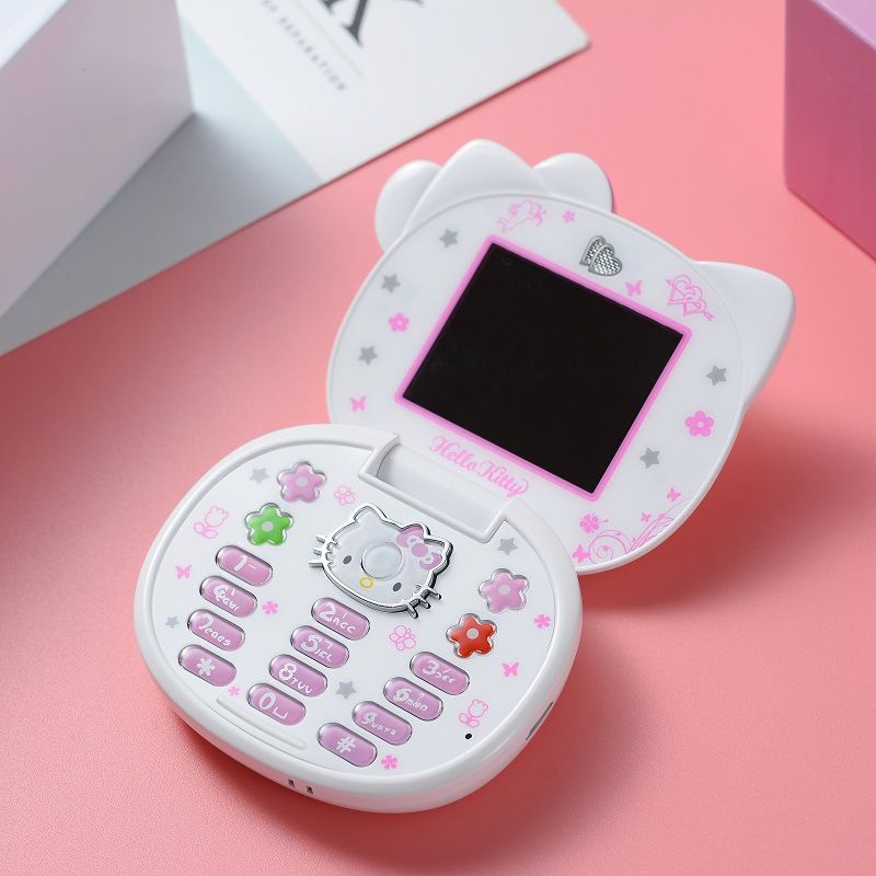 Мобильный телефон Мини-телефон Hello Kitty, белый