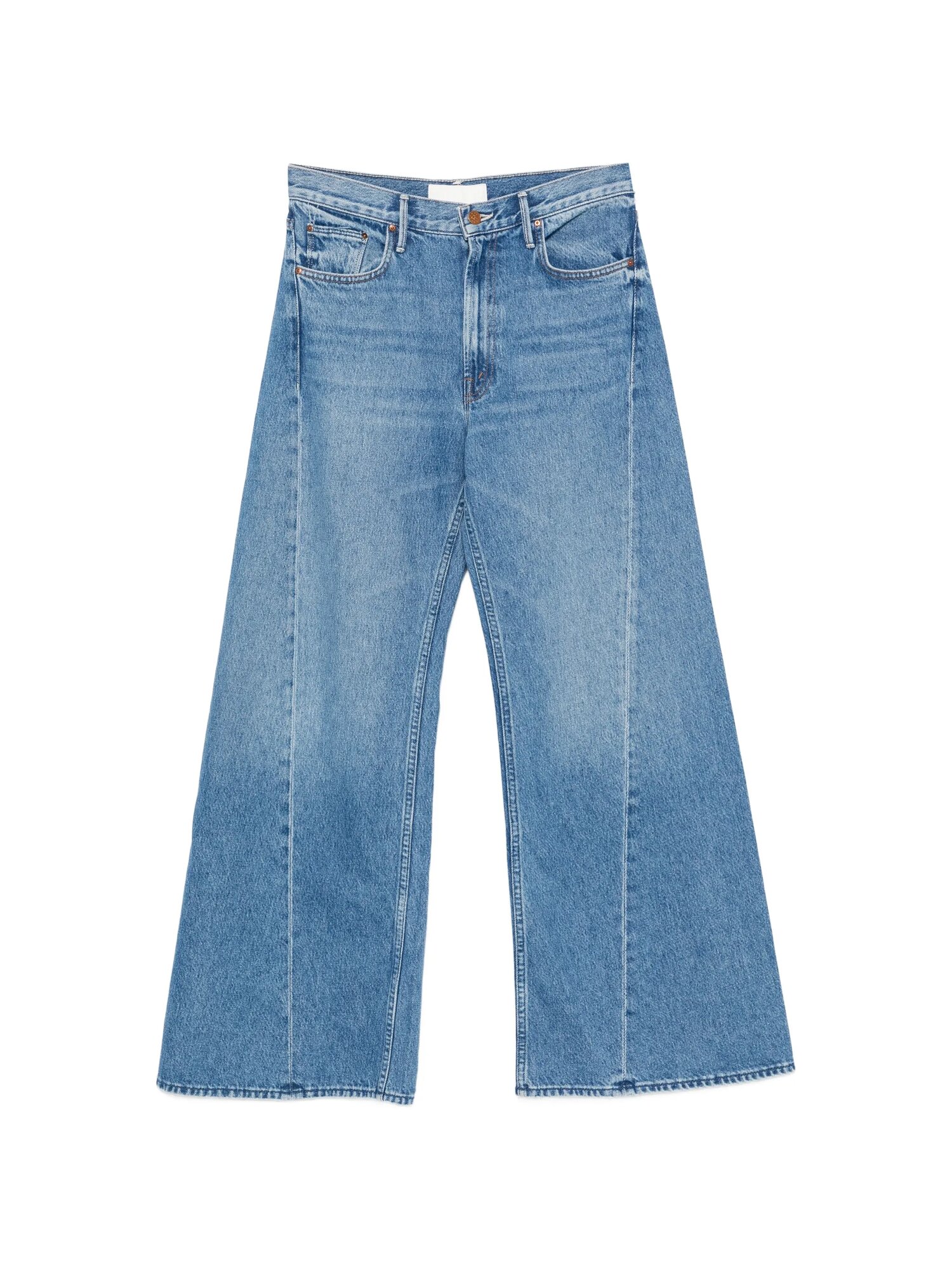 Джинсы Seam-detail wide-leg jeans 