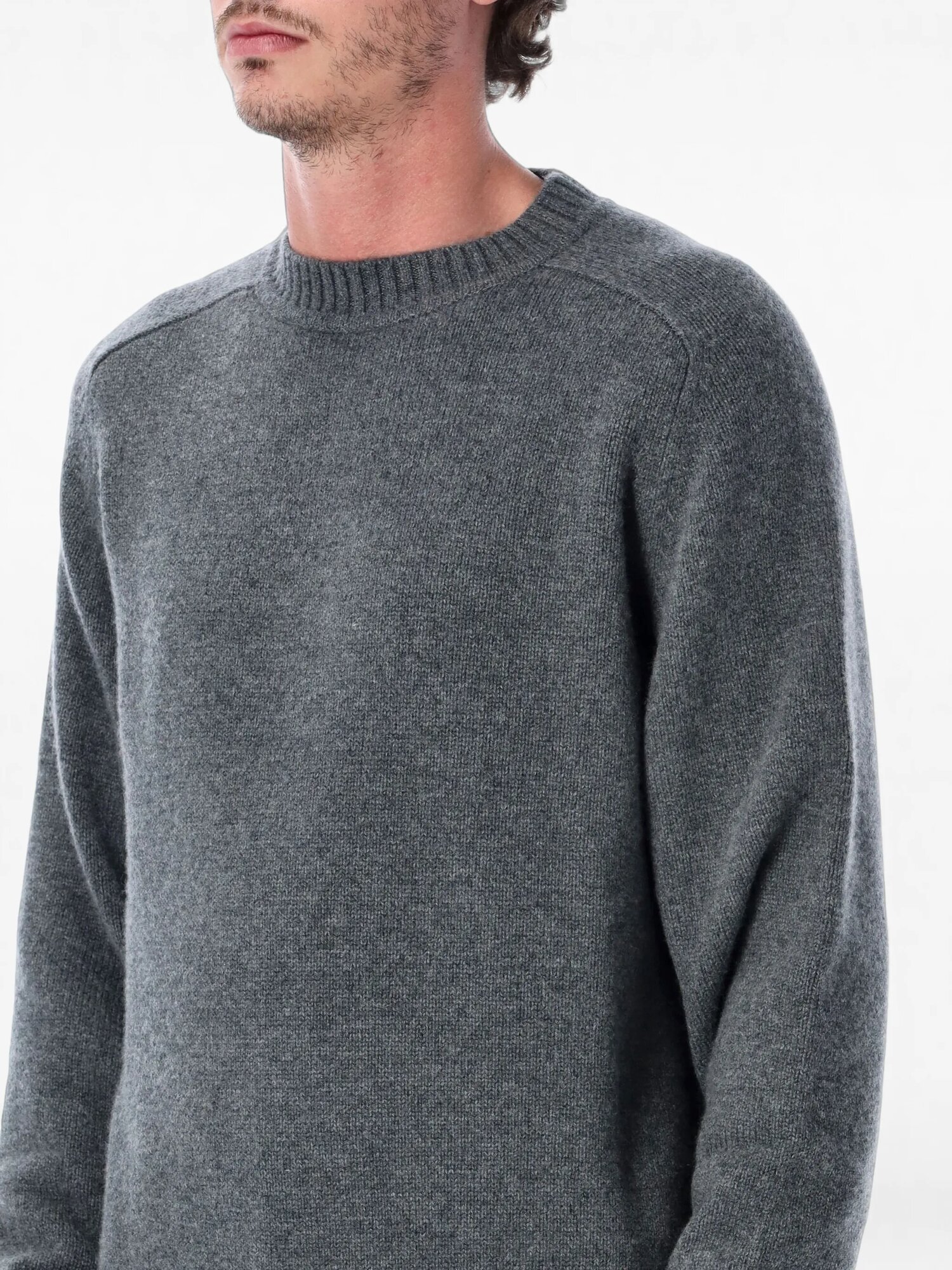 Свитер Extreme Cashmere Ordinary ribbed-trim sweater, размер OneSize, , серый — фото 1