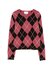 Свитер BE YOU Argyle-pattern crew neck sweater, размер 42, , pink
