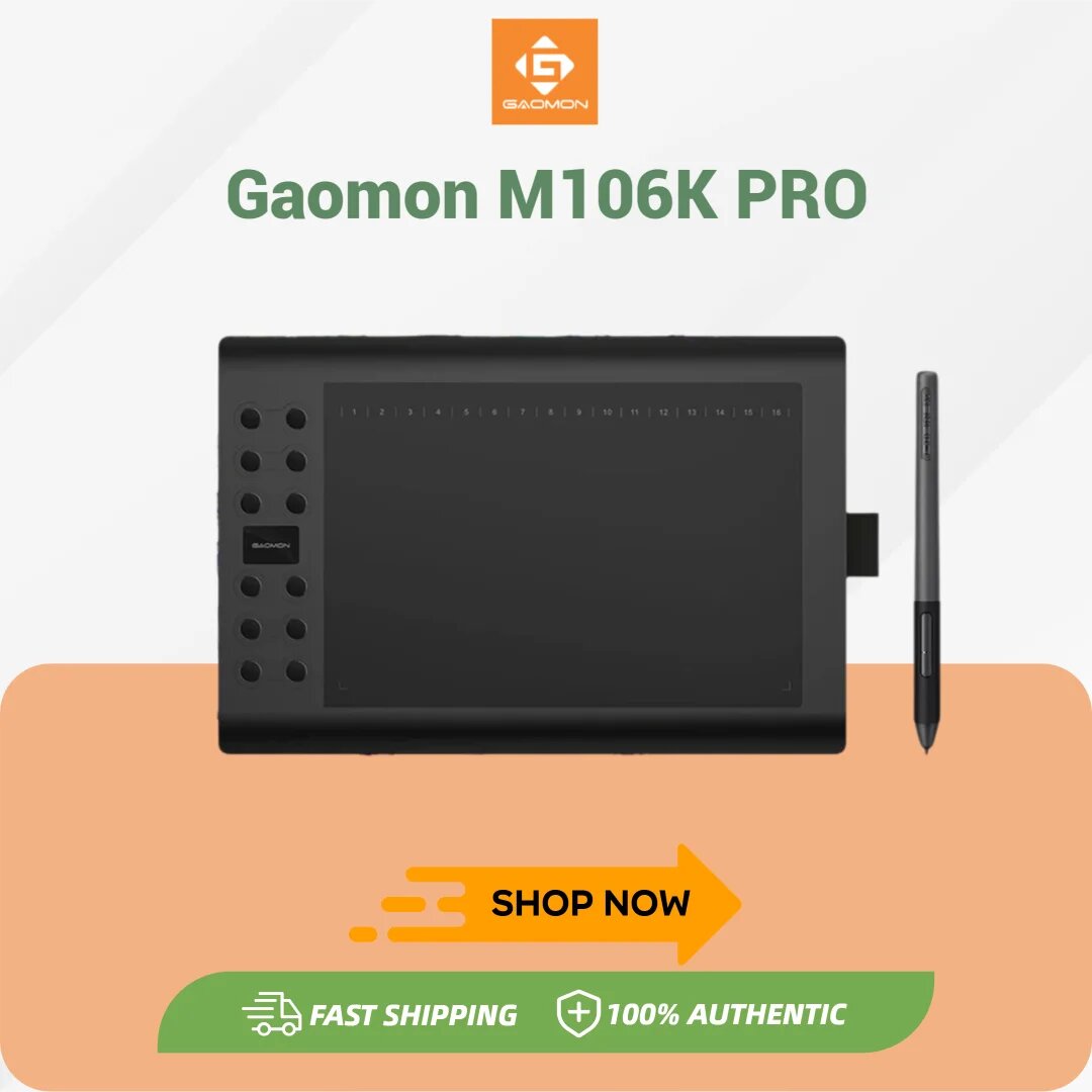 Графический планшет GAOMON M106K PRO 10 дюймов