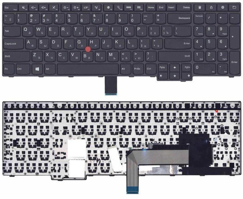 Клавиатура для ноутбука Lenovo Thinkpad Edge E550 E550C E555 E560 E565 черная
