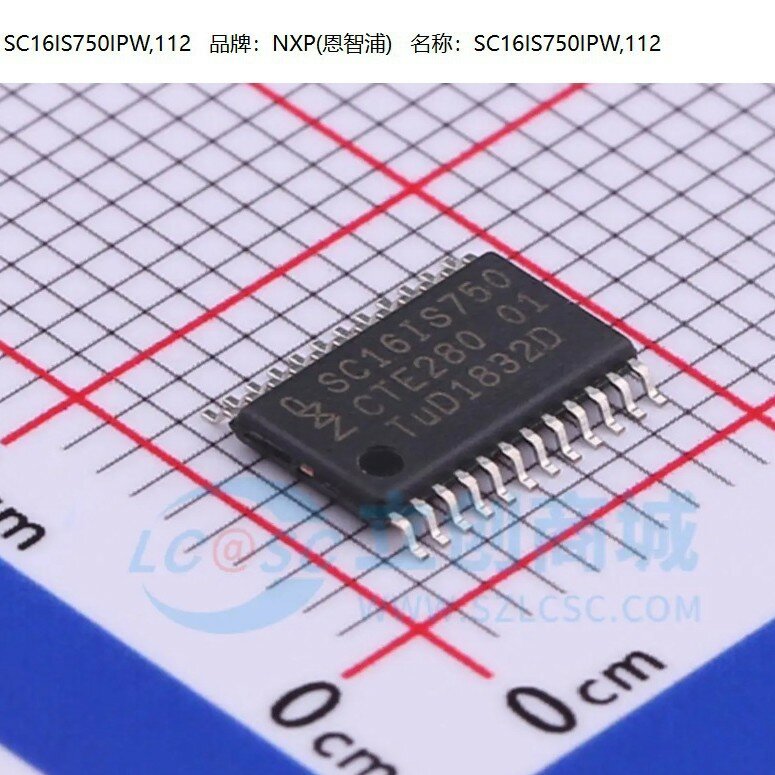SC16IS750IPW корпус TSSOP-24, 1 шт./лот, контроллер шины I2C к UART