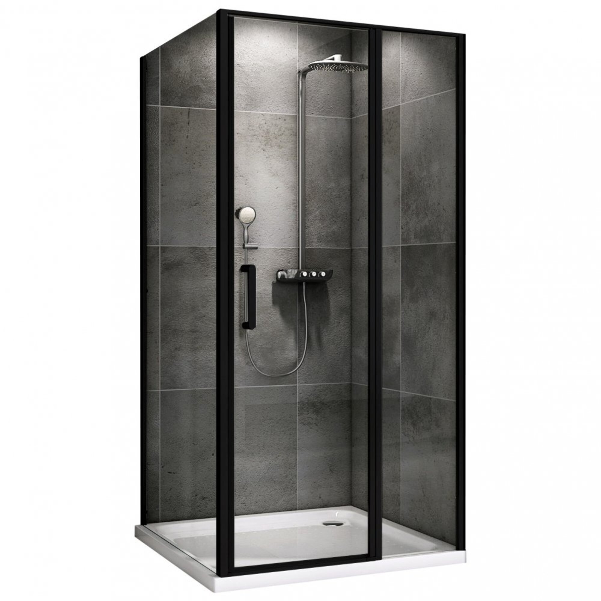 Душевой уголок Abber (Аббер) Sonnenstrand 1200х1000 мм (габариты площадки) AG04120BS-S100B