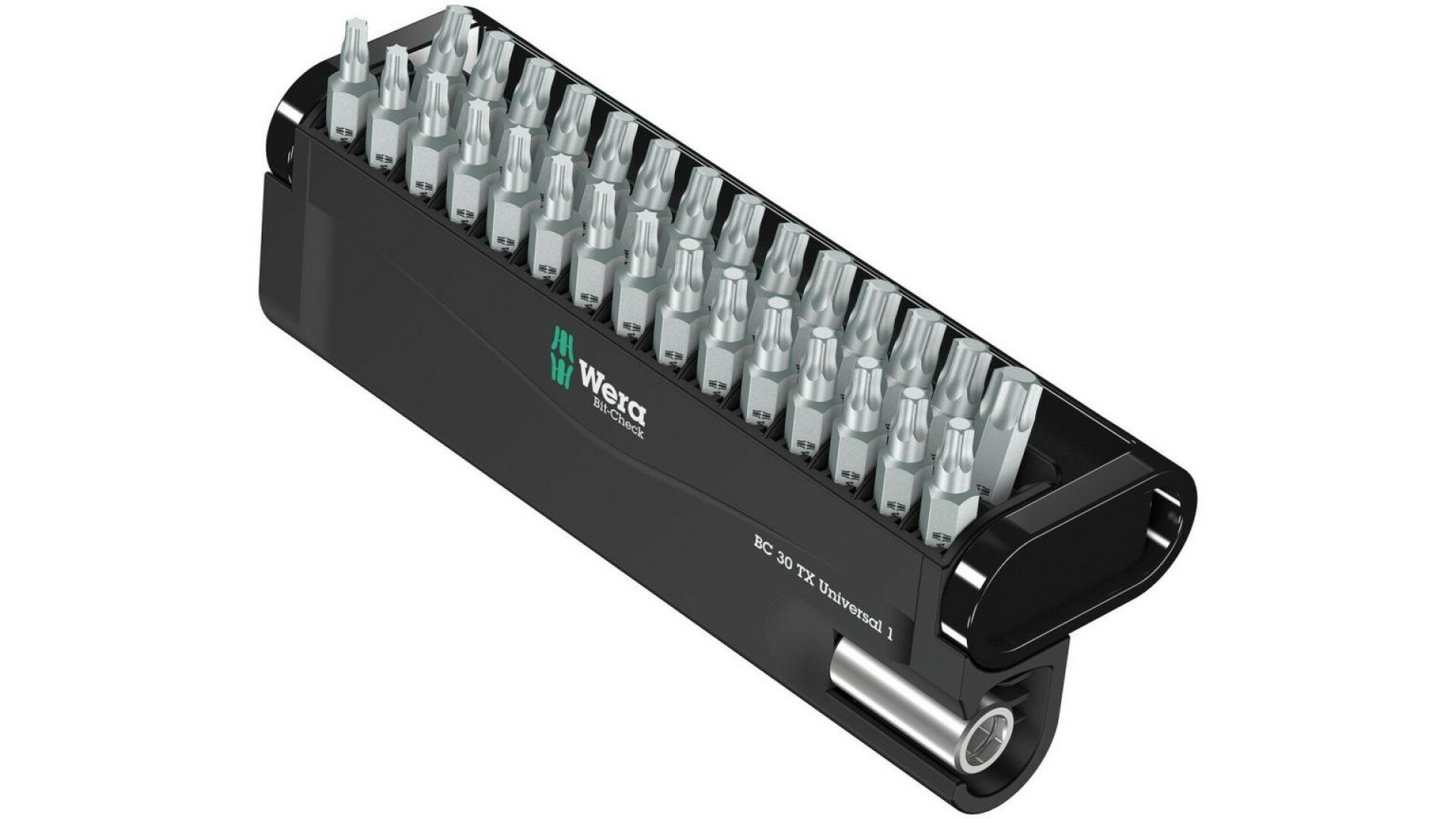 Набор бит Wera с битодержателем, 30 пр, 1/4" C6.3 Bit-Check 30 TX Universal 1