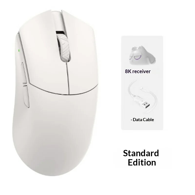 Беспроводная игровая мышь AEVYVKV WL Beast G 2.4ГГц Белый, White-Standard