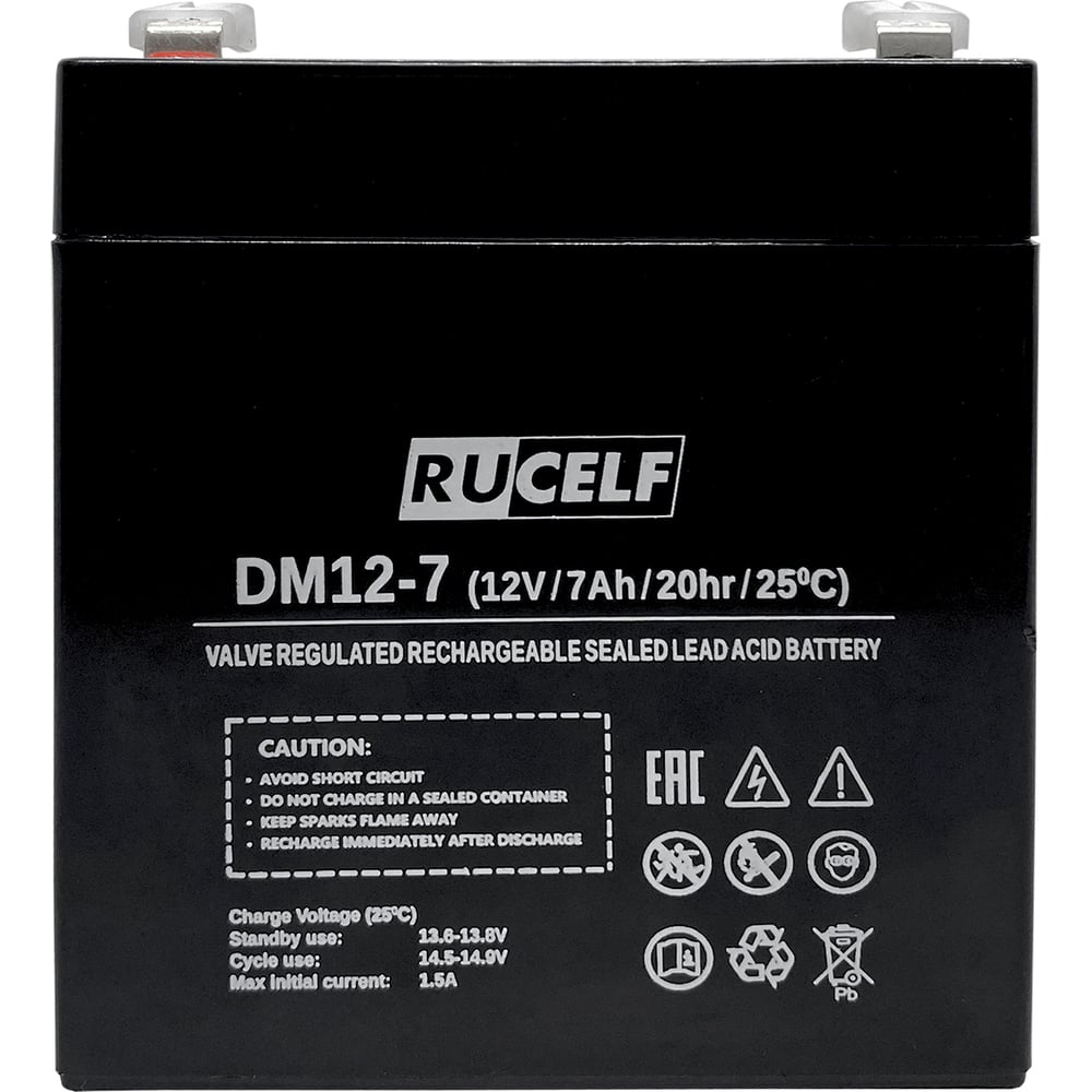 Аккумуляторная батарея DM12-7 RUCELF КА-00009370