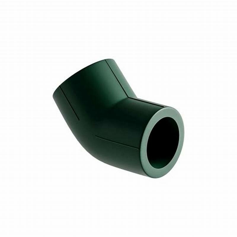 SLT BLOCKFIRE PP-R. Отвод 45°, 63, зелёный