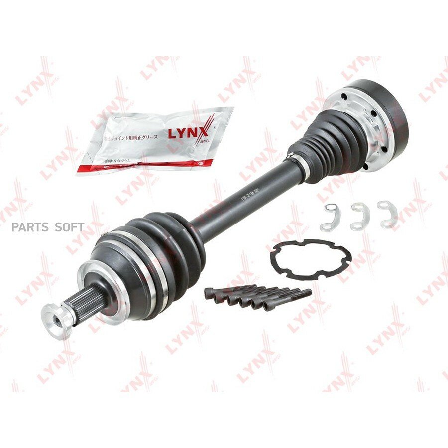 LYNXAUTO CD1306 Привод в сборе L SKODA Fabia III 1.2 14> / Rapid 1.2 15>. VW Polo 1.2-1.4 09>
