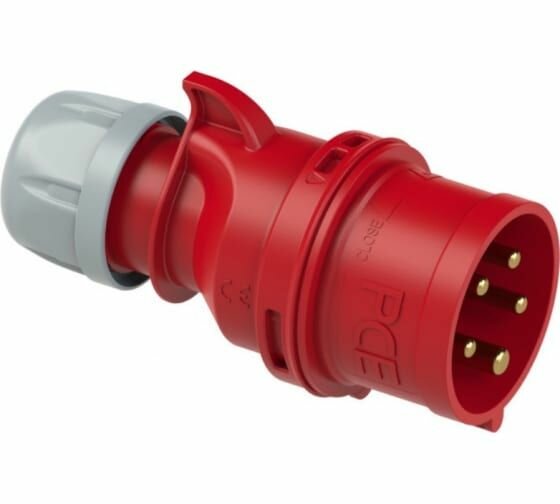 Кабельная вилка PCE, 16А 380V 3P+N+E IP44 015-6