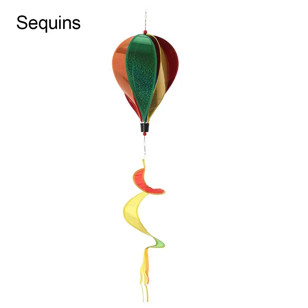 Садовые ветряные вертушки разноцветные 110 см sequins