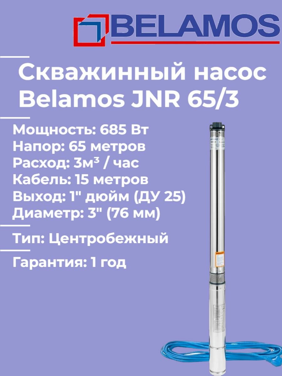 Скважинный насос BELAMOS JNR 65/3